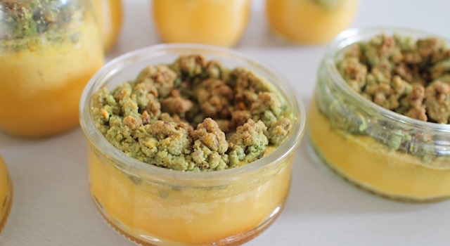 Crumble citron - pistache - My Beautiful DinnerMy Beautiful Dinner